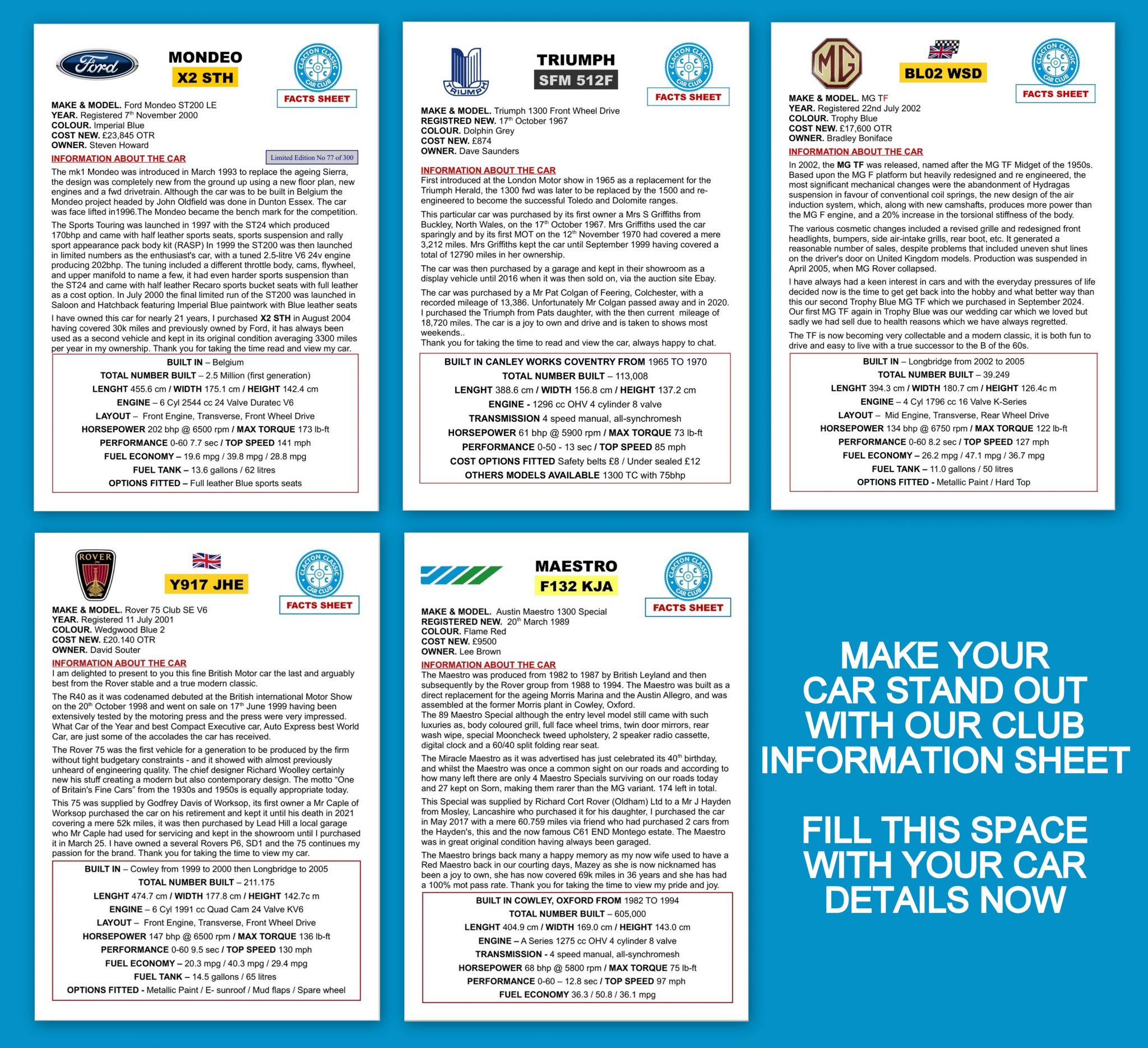 Regalia – Clacton Classic Car Club